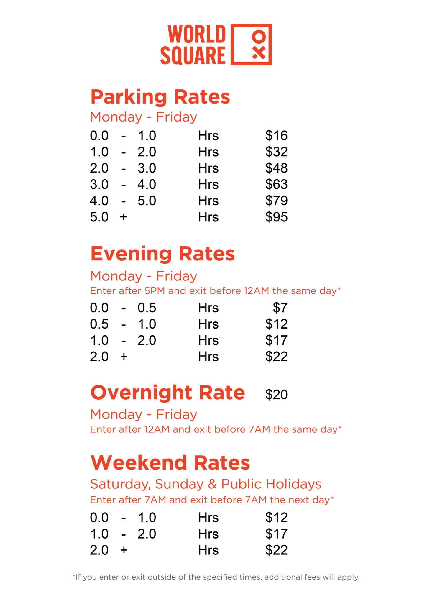 Where to Park - World Square